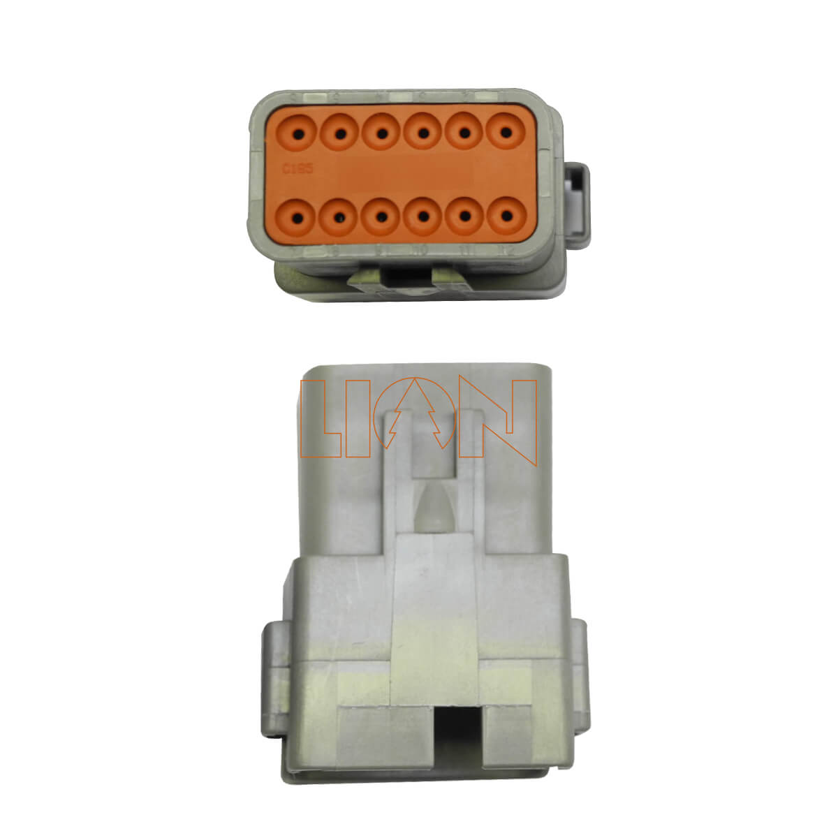Conector macho 12 vias - Lion Equipamentos